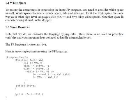 Cs 4110 Compiler Design Project Phase 1 Lexical