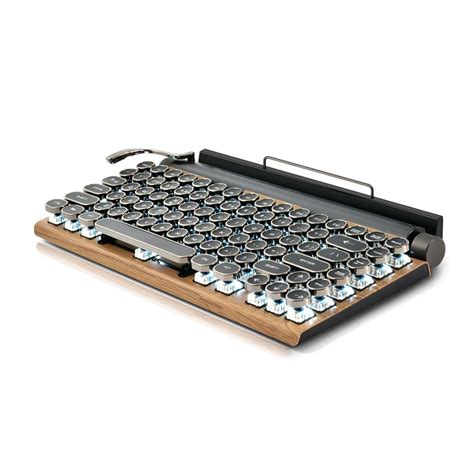 7keys Typewriter Keyboard Wireless Retro Style Vintage Classical