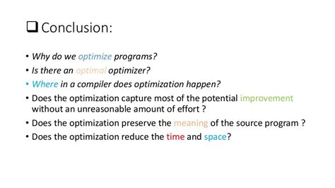 Introduction To Code Optimization By Dipankar