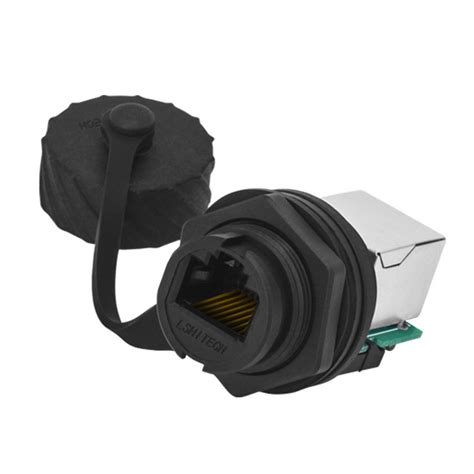 Разъем Rj45 Ethernet Cat5e папа мама Водонепроницаемая вилка для крепления на панели купить с