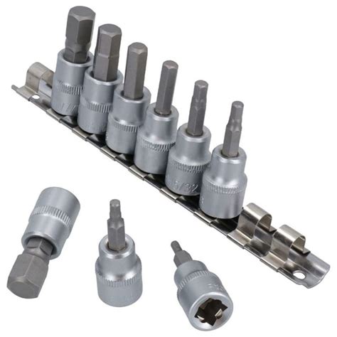 Hexagon Allen Key Socket Set Imperial