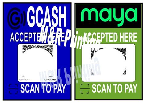 Qr Code Scan To Pay Single And 2in1laminatedpvc Signages Lazada Ph