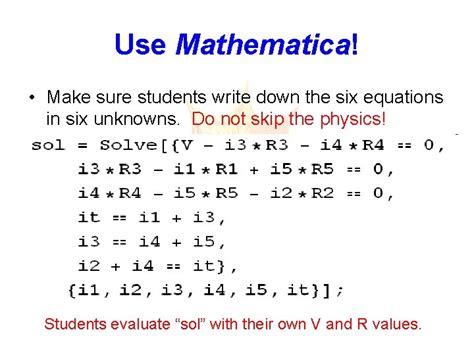 Mathematica Examples From The Lc Undergraduate Physics Curriculum