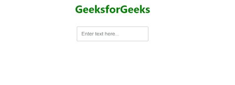 React Oncut Event Geeksforgeeks