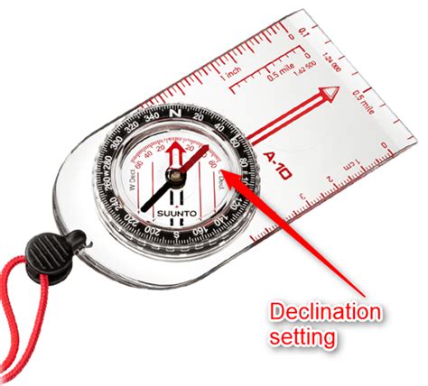 Adventure Racing Features On A Topo Map Declination