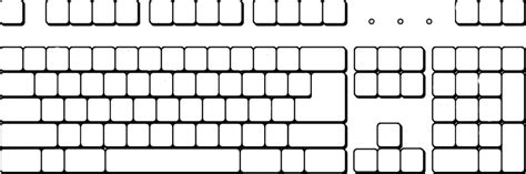 Keyboard Overlay Template Blank Keyboard Template Printable