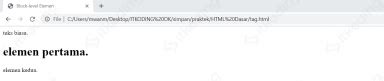 Tag Atribut Dan Elemen Pada HTML Kode HTML Lengkap