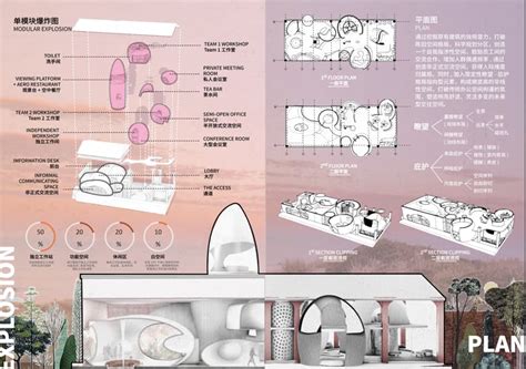 Architectural Exhibition Design With Complex Topological Configuration Film And Set Design