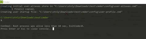 Problem On Starting Cmder · Issue 1904 · Cmderdevcmder · Github