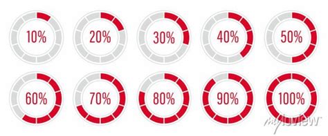 Progress Load Set Loader Vector Progress Loading Bar Set Vector