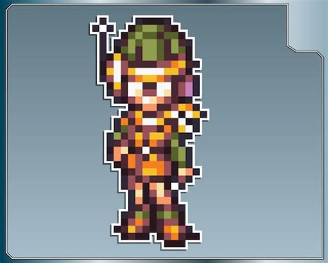 Lucca Chrono Trigger Sprite Palette 18 Minecraft Skin
