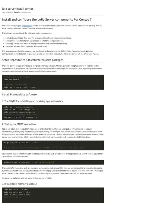 Lora Server Installation On Centos Setup And Configuration Chirpstack Community Forum