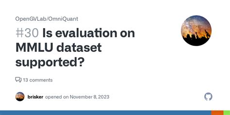 is evaluation on mmlu dataset supported · issue 30 · opengvlab omniquant · github