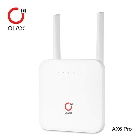 Industri Lte 4g Cpe Router Nirkabel Kartu Sim Wan Lan Modem Mendukung 32 Perangkat Olax Ax6 Pro