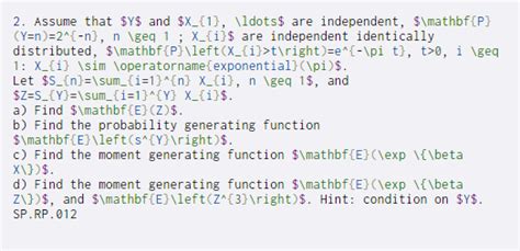 Solved Assume That Y And X Ldots Are Chegg Com