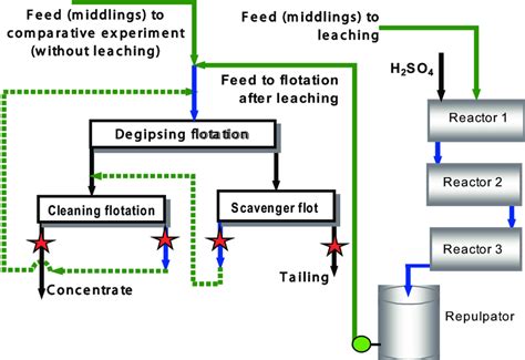 Flow Sheet Of Pilot Plant Tests Of Chemical Modifi Cation And Download Scientific Diagram