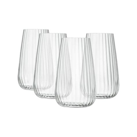 Luigi Bormioli Optica Stemless Wine Glass 570ml Set Of 4 Bunnings Australia