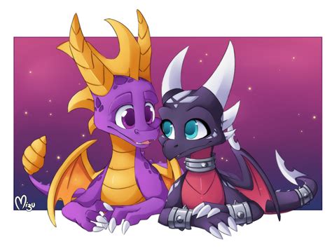 Spyro And Cynder By Blazemizu On Deviantart