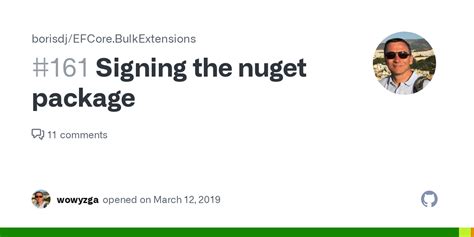 Signing The Nuget Package Issue Borisdj Efcore Bulkextensions Github