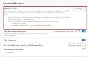 How To Activate The Hidden Performance Mode In Microsoft Edge