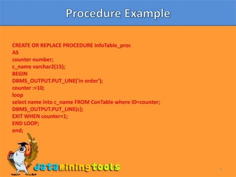 Oracle Procedures Pptx