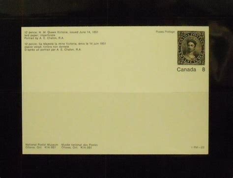 16216 Canada Mnh 1pm 2s Prepaid Post Card Cv 500 Canada General