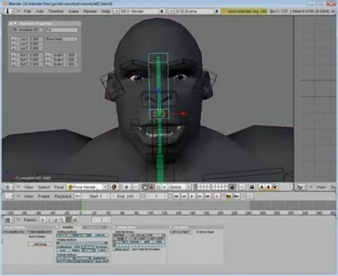 How To Create A Face Rig For A 3d Model In Blender 24 Or 25