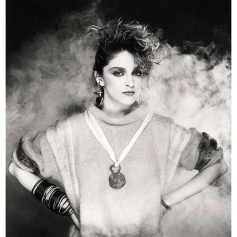 Madonna Black And White 80s
