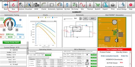 Webench® Toolslm2586 Dimensioning And Efficiency For Multi Rail Output Power Management