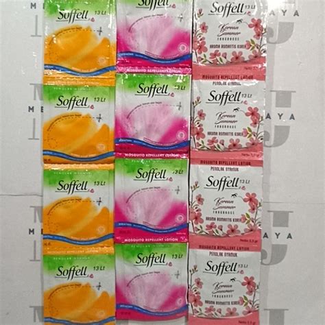 Jual Soffel Lotion Anti Nyamuk Sachet Renceng Isi 12 Shopee Indonesia
