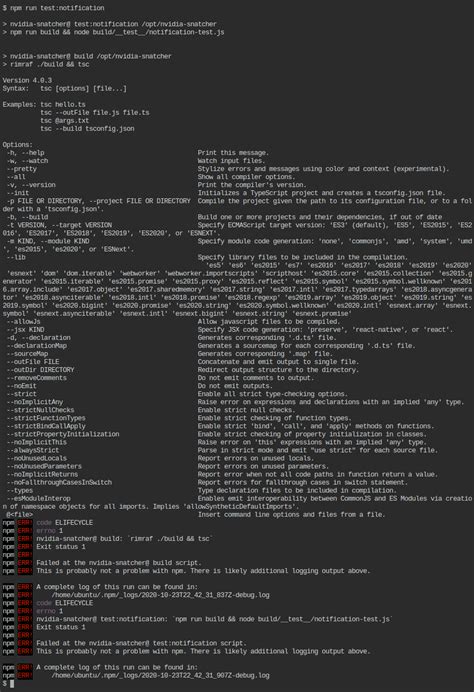 Docker Container Missing Dependencies Required For Notifications