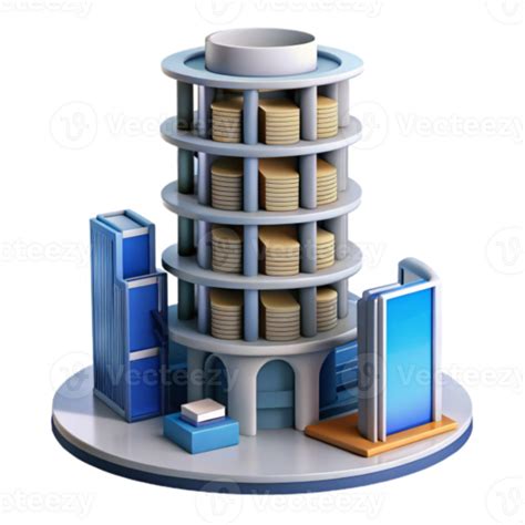 Illustration Of A Modern Data Center Building 55776779 Png