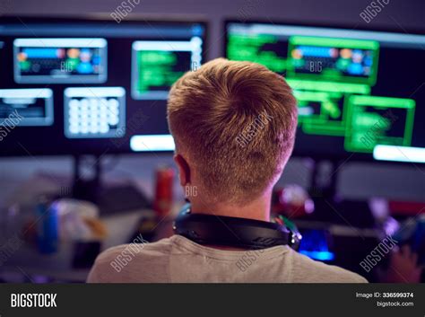 Male Teenage Hacker Image Photo Free Trial Bigstock