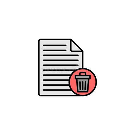 Remove File Colored Vector Icon On White Background Stock Vector Illustration Of Folder Remove File Colored Vector Icon On White Background Stock Vector Illustration Of Folder