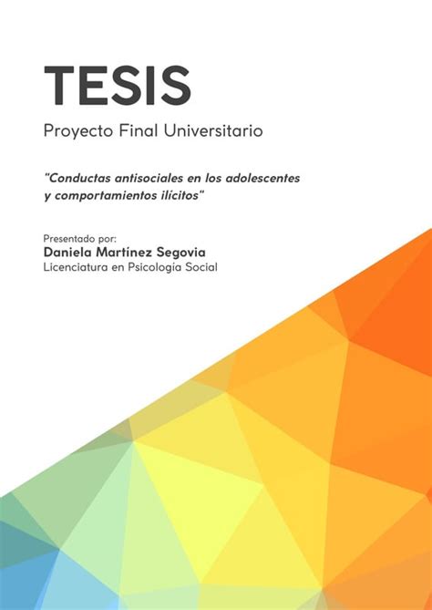 Plantillas Para Portada De Tesis Para Editar Canva