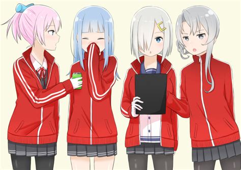 Hamakaze Shiranui Hatsukaze And Nowaki Kantai Collection Drawn By Hamuzora Danbooru