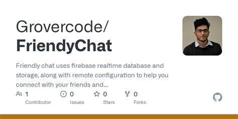 Github Grovercodefriendychat Friendly Chat Uses Firebase Realtime