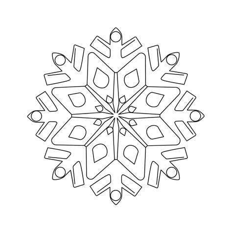40 Coloriage Flocon De Neige Gratuit Des Flocons Magiques