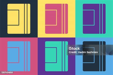 컬러 배경에 격리 된 팝 아트 노트북 아이콘 나선형 메모장 아이콘입니다 학교 노트북 패드를 작성합니다 학교 일기 벡터 0명에 대한 스톡 벡터 아트 및 기타 이미지 Istock