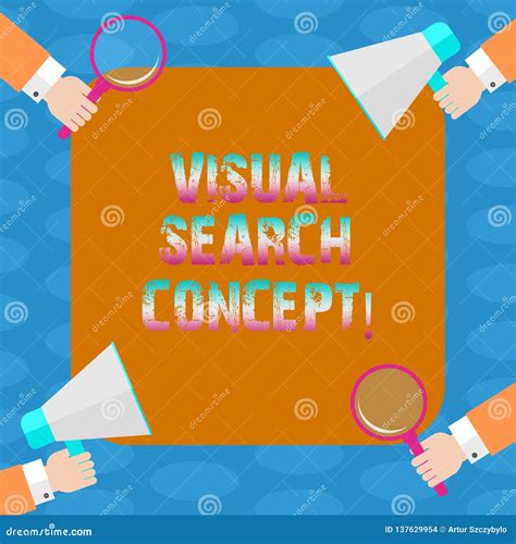 Word Writing Text Visual Search Concept Business Concept For