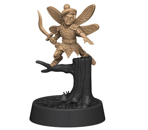 Unpainted Dnd Pixie Male V1 Miniature Figurine Tabletop Gaming