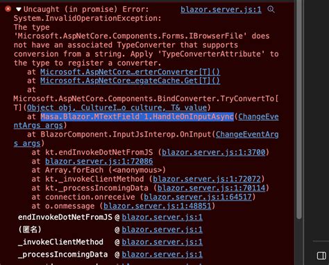 Mfileinput Has An Error When Uploading File · Issue 1092 · Masastackmasablazor · Github