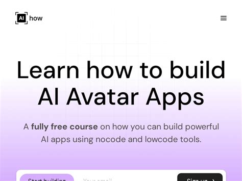 No Code Ai Model Builder 生成定制化的ai头像