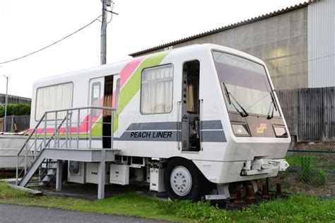 桃花台新交通 ピーチライナー の保存車たち 饂飩と蕎麦