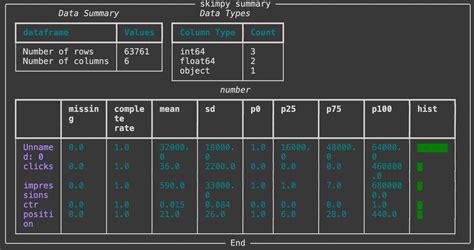 Skimpy A Better Way To Analyze Your Df Than `describe` On Arthur