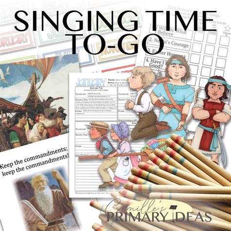 Come Follow Me For Primary Program 2023 Template Camilles Primary Ideas