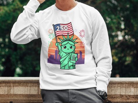 Usa 250th Anniversary Png Statue Of Liberty Clipart Patriotic