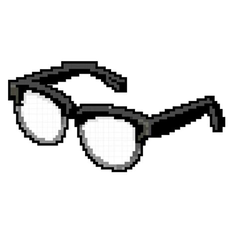Internet Computer Glasses Game Pixel Art Vector Illustration 23876367