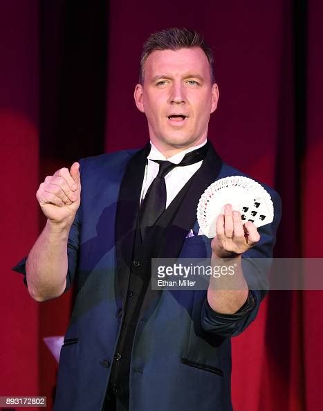 Magician Chris Randall Performs During Opening Night Of Masters Of News Photo Getty Images