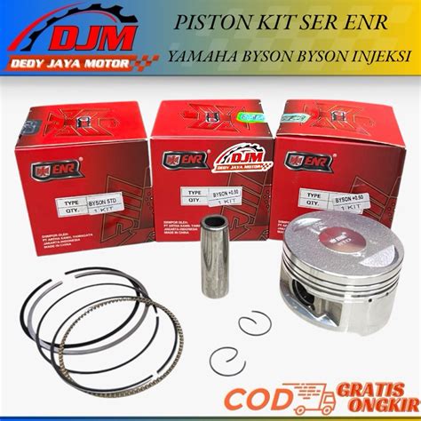 Jual Piston Kit Byson Karbu Byson Fi Injeksi Ukuran Std 050100150200 Pen 15mm Enr
